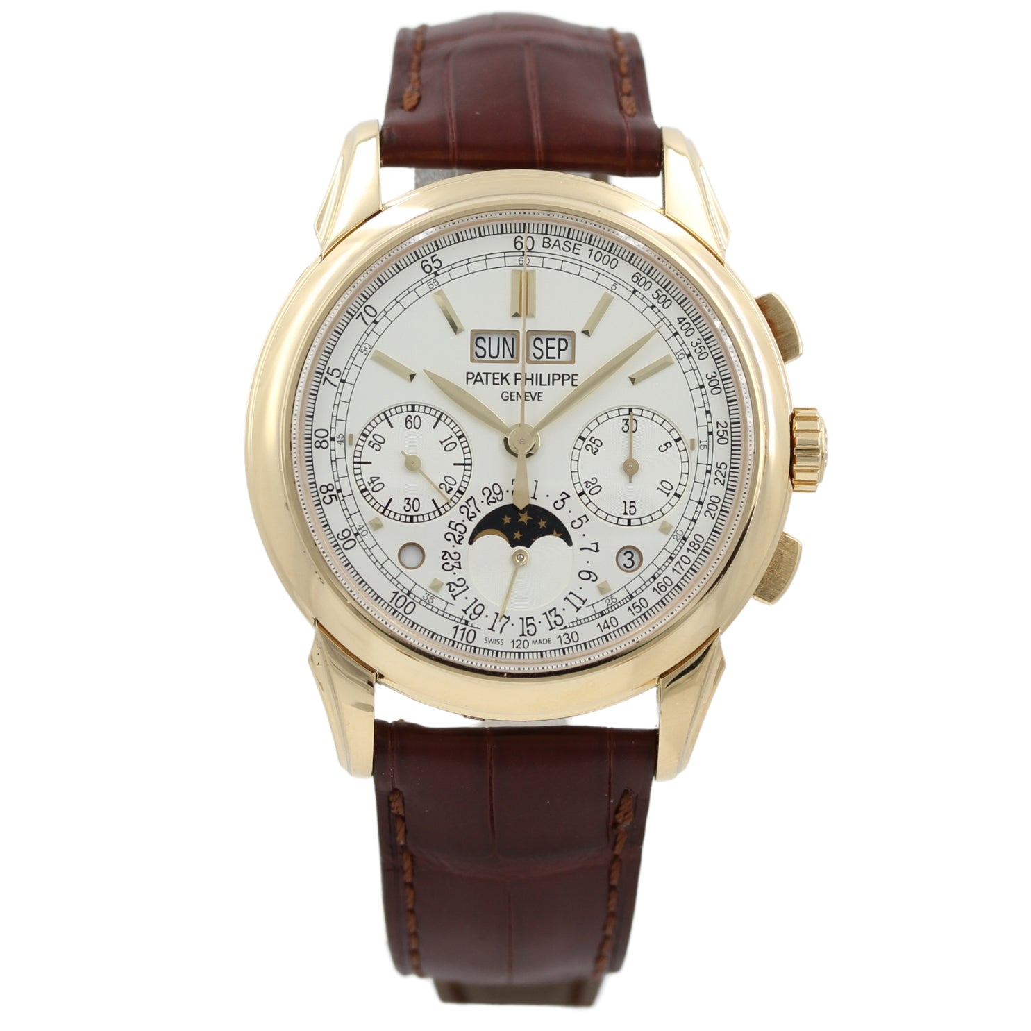 Patek Philippe Perpetual Calendar 41mm, Ewiger Kalender, Mondphase, Re